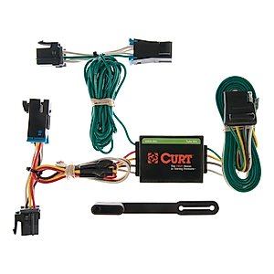 CURT 55377 Vehicle-Side Custom 4-Pin Trailer Wiring Harness, Fits Select Chevrolet Express, GMC Savana 1500, 2500, 3500