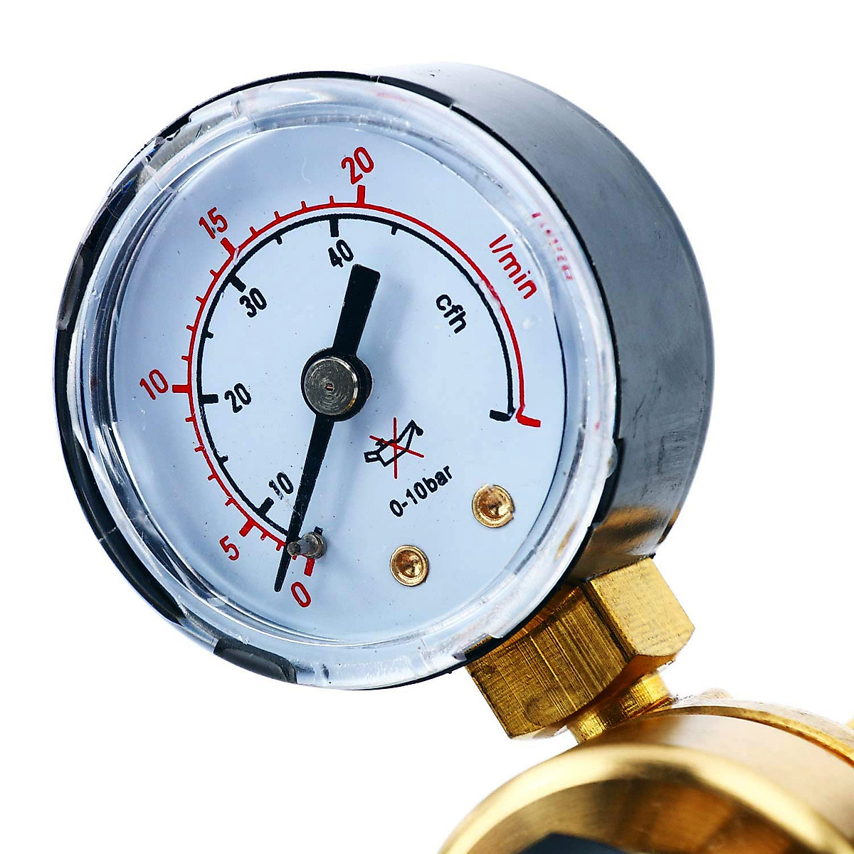 H&J Argon CO2 Regulator Gauges CGA580 with 80'' Hose Fits Lincoln Miller Mig Tig Welder