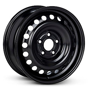 for 2013-2025 Nissan Leaf 16 Inch Painted Black Rim - OE Direct Replacement - Road Ready Car Wheel