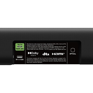 VIZIO V-Series 2.0 Compact Home Theater Sound Bar with DTS Virtual:X, Bluetooth, Voice Assistant Compatible, Includes Remote Control - V20-J8