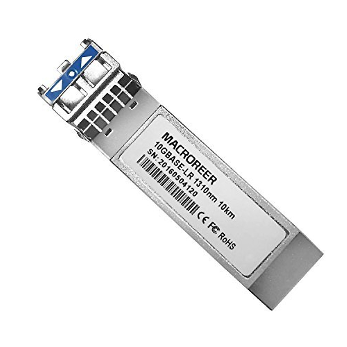 Macroreer 10GBase-LR SFP+ LC Transceiver, 10G Single-Mode Module for Brocade 10G-SFPP-LR Transceiver 1310nm 10km SFP+ 10 GBPS LR Optical SFP Module