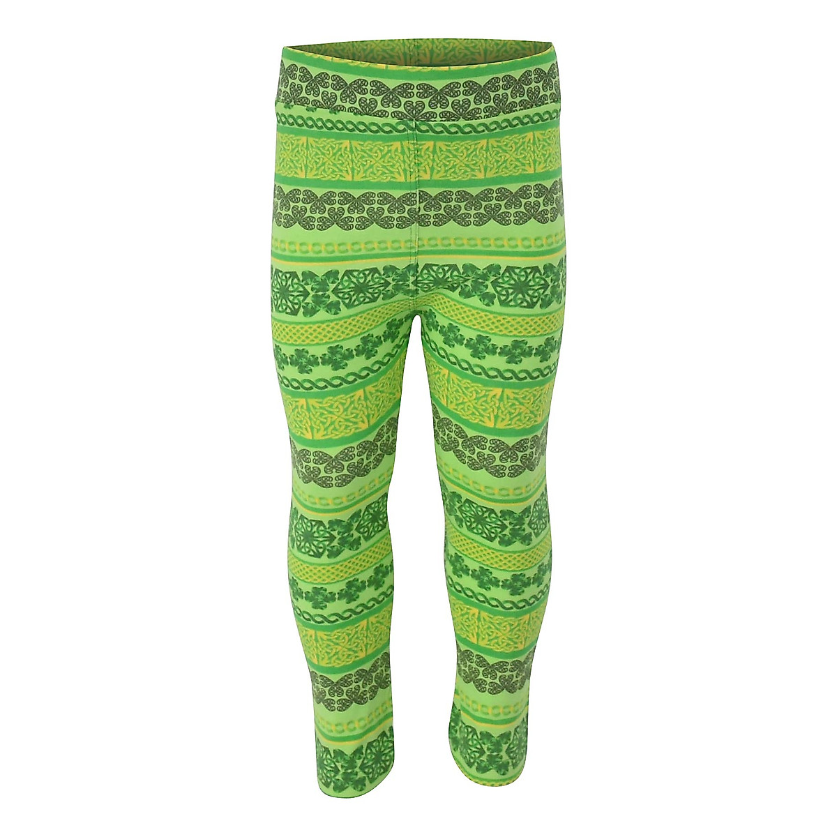 Unique Baby Girls Lucky Clover Embroidery 2 Piece St Patricks Day Outfit (4t)