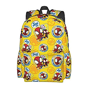 LVTFCO Spider Cartoon Backpack Travel Backpack Superhero Backpack Bags For Men Women
