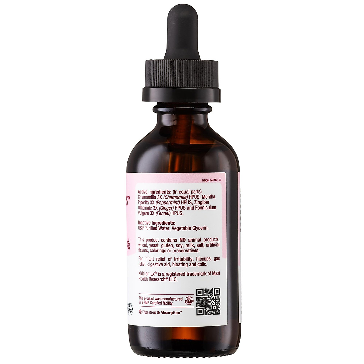 Homeopathic Gripe Water for Infants - Newborn Baby Gas Relief - Daytime / Nighttime Colic Relief for Newborns - Digestion Support & Constipation Ease Anti Gas Drops for Babies at Bedtime, 2 fl. oz.