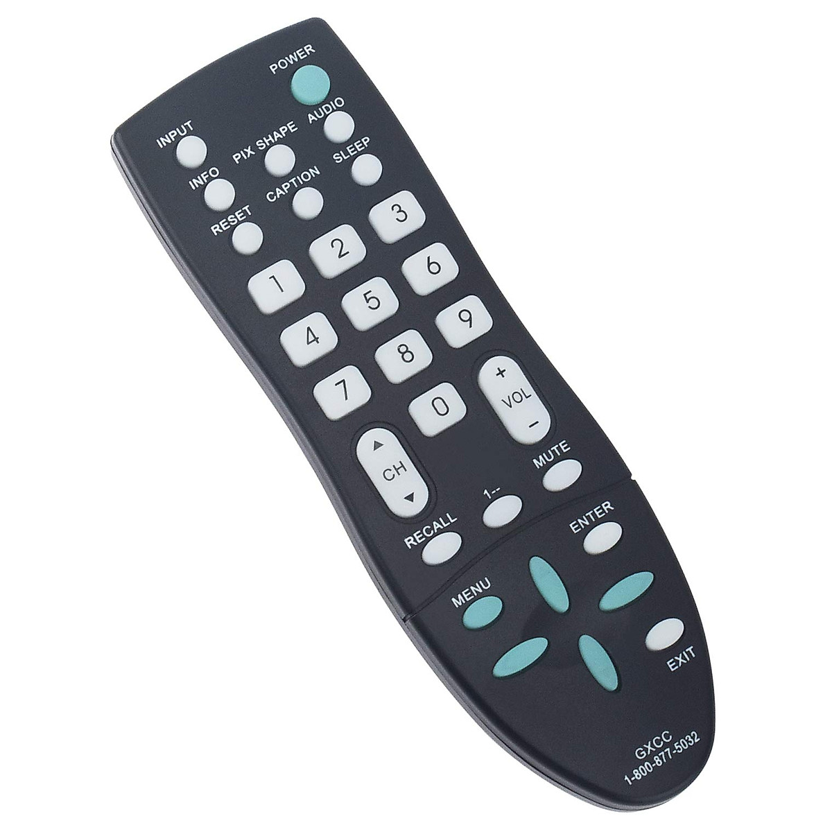 GXCC Replace IR Remote Control fit for Sanyo LCD CRT TV HDTV DP19648 DP19649 DP26640 DP26648 DP26649 DP32640 DP32642 DP39842 DP39843 HT27547 DP39E23 DP39E23T DP39E63 DP-39E63 DP42142 sub for GXFA