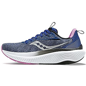 Saucony Echelon 9, Running Shoe Womens, Indigo/Grape, 8.5