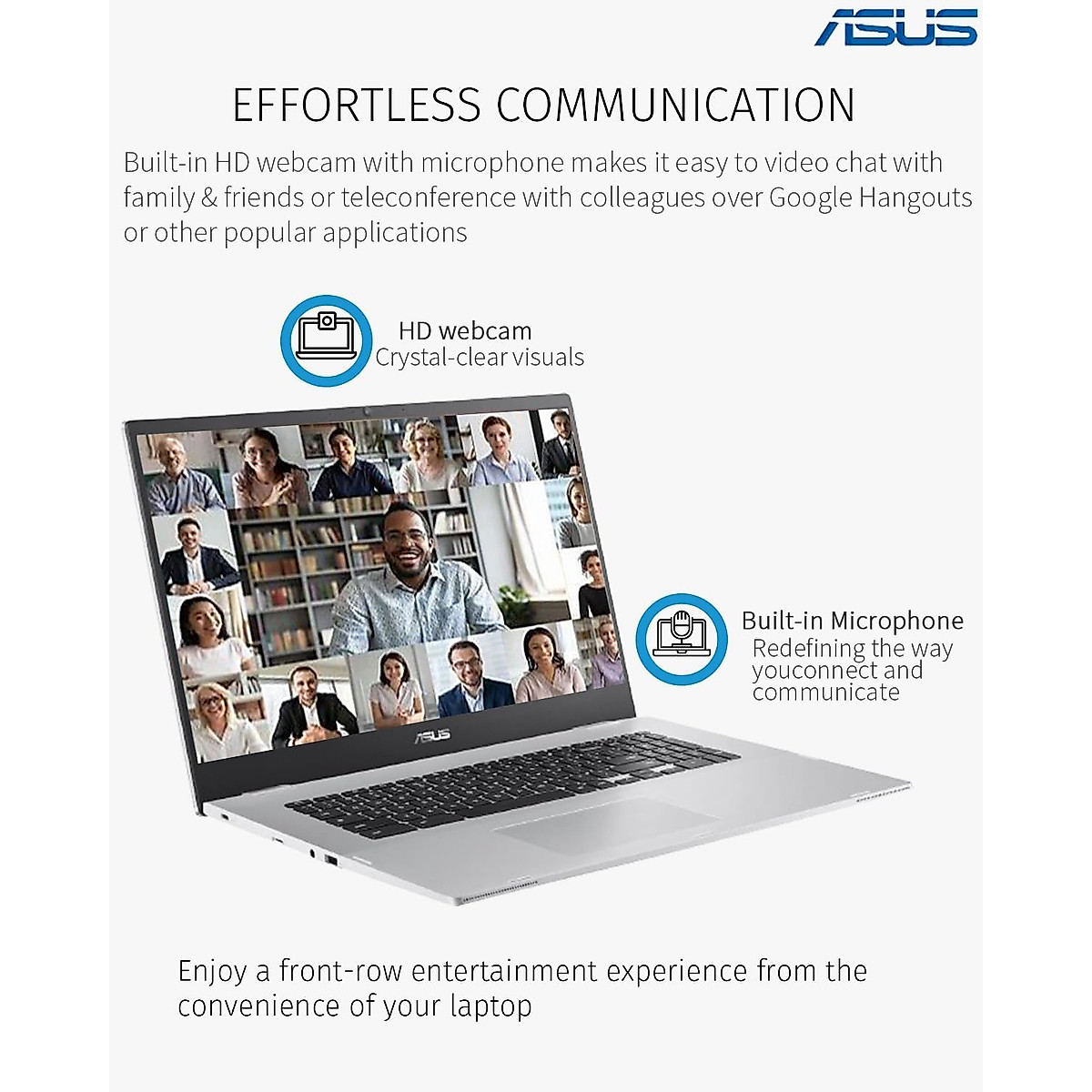 ASUS Chromebook Touchsceen Flip Laptop 2in1-14inch WUXGA IPS Display - AMD Ryzen 3-7320C - Backlit Keyboard - Wi-Fi 6 - USB C - Long Battery Life - Google Chrome (8GB RAM |128GB SSD+256G SD Card)