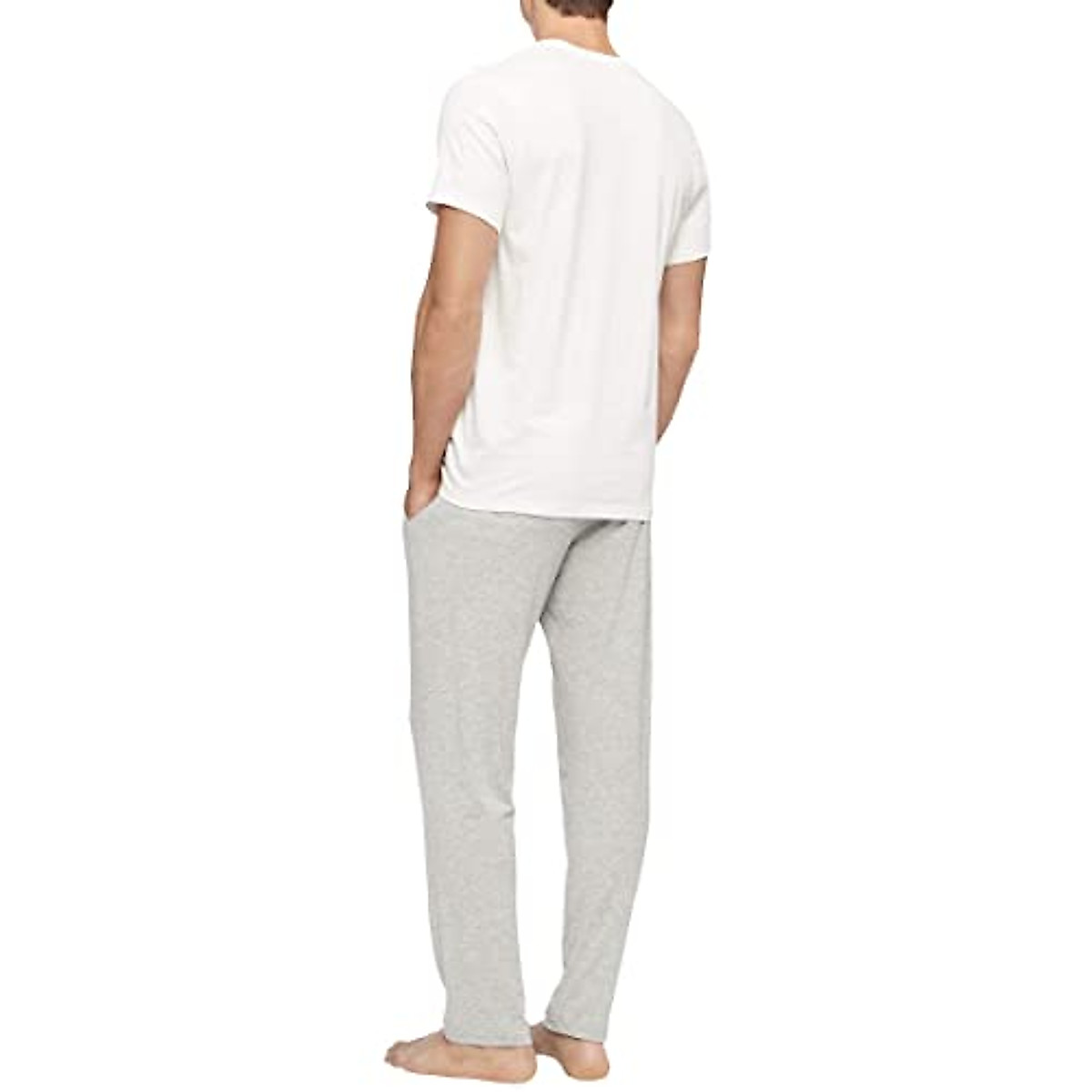 Calvin Klein Men's Cotton Classics 5-Pack Undershirts, 5 White Crewneck, Large