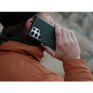 URBAN ARMOR GEAR UAG Designed for Samsung Galaxy S23 Plus Case 6.6" Civilian Olive Drab Green - Rugged Slim Fit Shockproof Impact Resistant Protective Cover