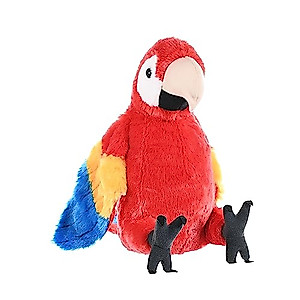 Wild Republic Scarlet Macaw Plush, Stuffed Animal, Plush Toy, Gifts for Kids, Cuddlekins 12 Inches