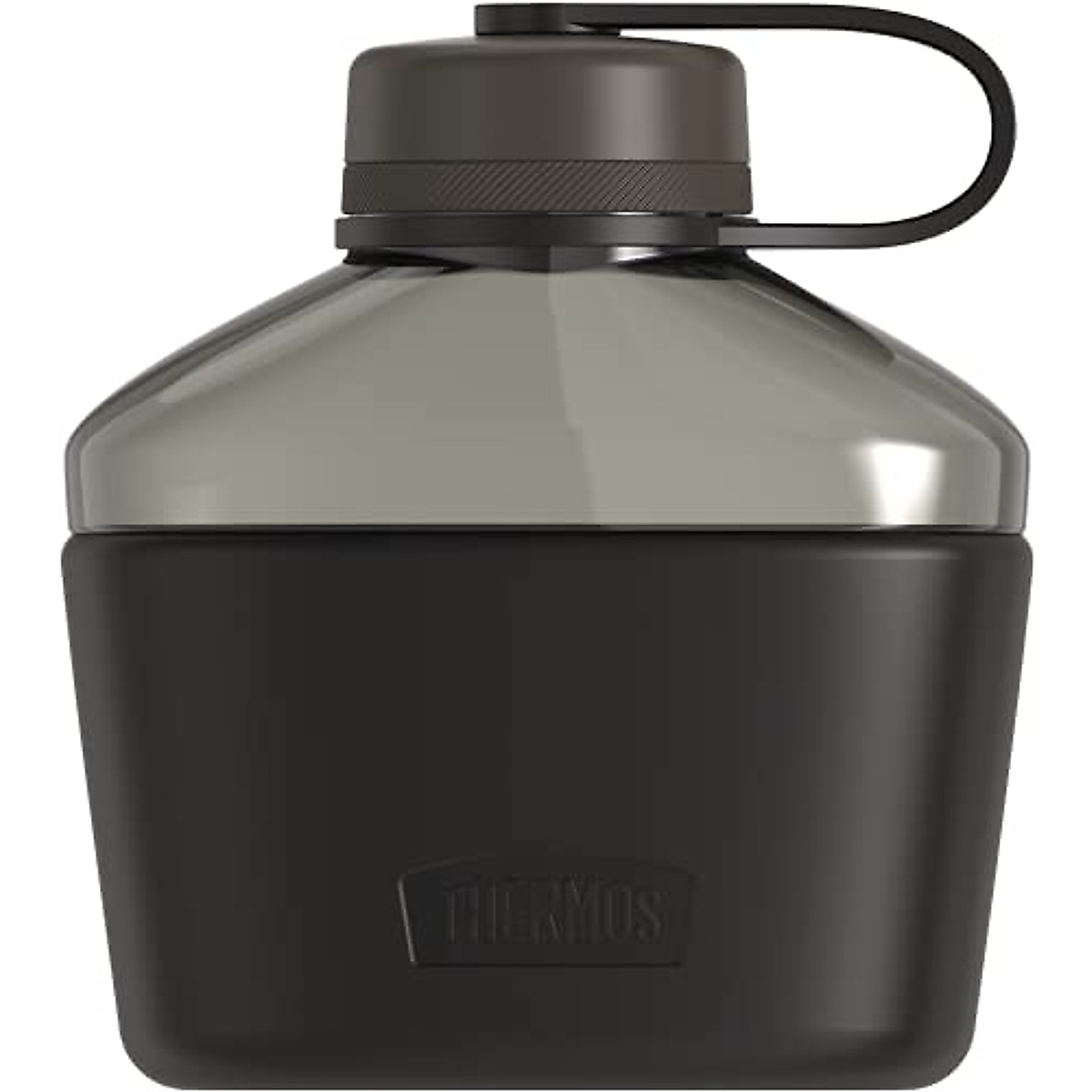 ALTA SERIES BY THERMOS Plastic Canteen Bottle 32 Ounce, Espresso Black