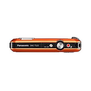 Panasonic Lumix TS20 16.1 MP TOUGH Waterproof Digital Camera with 4x Optical Zoom (Orange) (OLD MODEL)