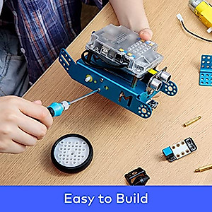 Makeblock mBot Robot Kit, STEM Projects for Kids Ages 8-12 Learn to Code with Scratch Arduino, Robot Kit for Kids, STEM Toys for Kids, Computer Programming for Beginners Gift for Boys and Girls 8+