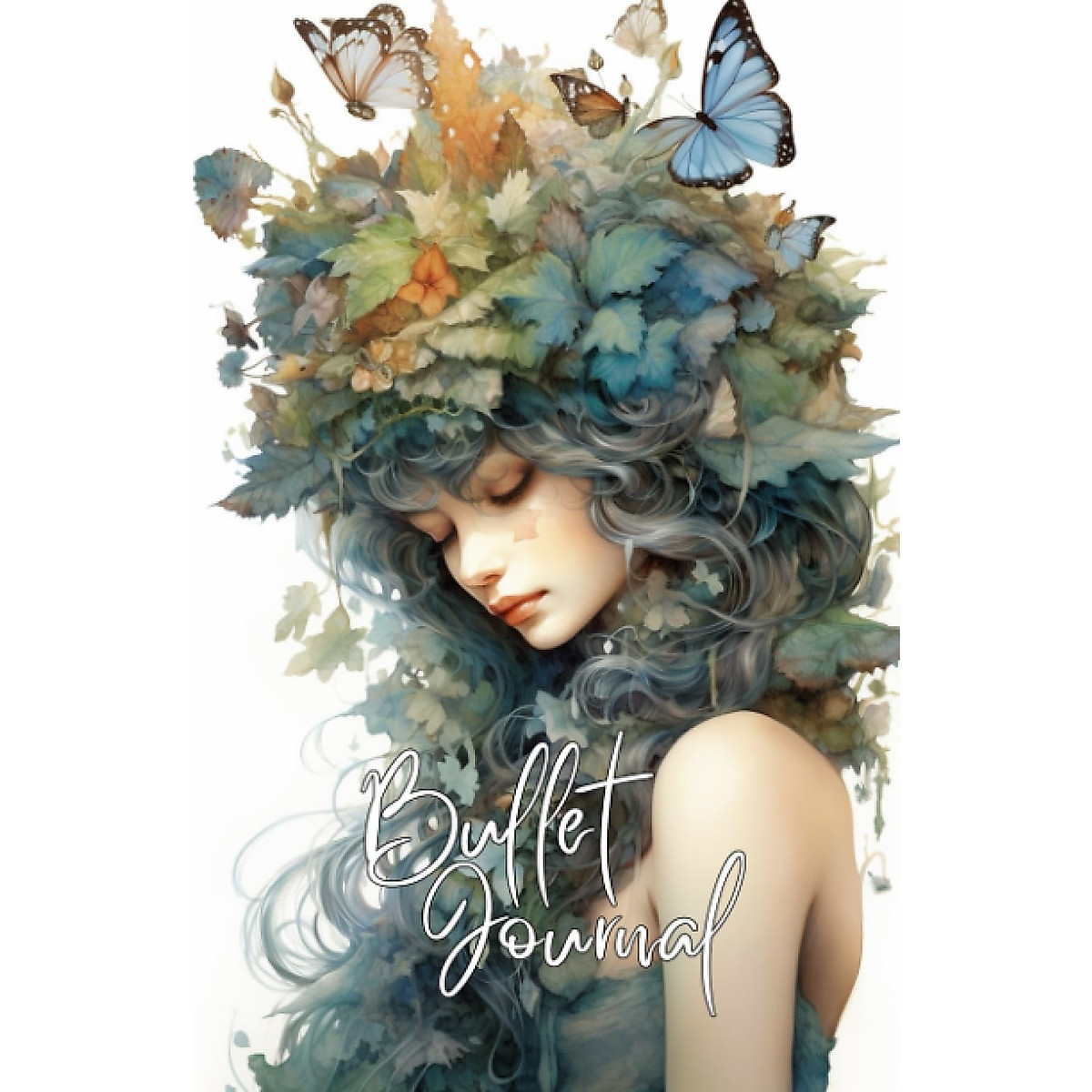 Fantasy aesthetic notebook for school, office, work, planner: cute Faery Morgana, 5.5” x 8.5” inches, 154 pages: A boullet journal series of Faeries magic world (Spanish Edition)