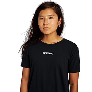 Burton Women's Standard Vault Short Sleeve Tee, True Black, X-Large