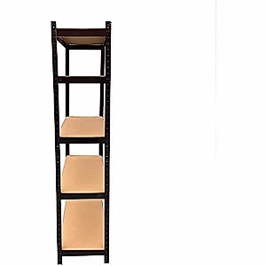 QiMu 5-Tier Heavy Duty Metal Shelving,Metal Storage Shelves, Heavy Duty Shelves Organization Multipurpose Shelf Adjustable Garage Storage Shelves,70.8" x 35.4" x 15.7"