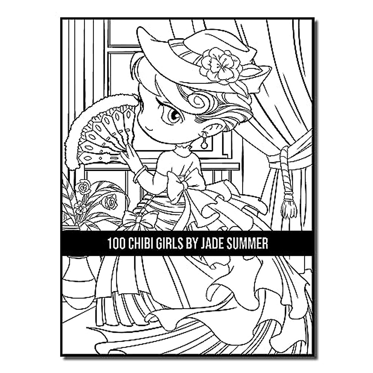 100 Chibi Girls: An Adult Coloring Book Collection with Cute Girls, Fantasy, Horror, Christmas, and More!