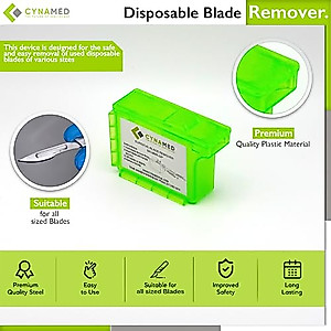 Cynamed Scalpel Blade Remover, Handheld Disposable Sharps Container (1)