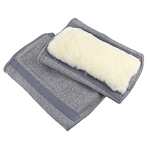 JUMISEE Men Women Thickened Wool Knee Brace Leg Warmer Adjustable Velcro Thermal Knee Support for Arthritis Pain Relief Yoga