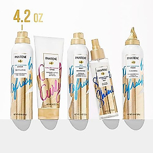 Pantene Pro-V Refresh Dry Shampoo Spray, Volumizing and Cleansing with Vitamin B5, for Fine, Thin and Color Treated Hair, 4.2 oz