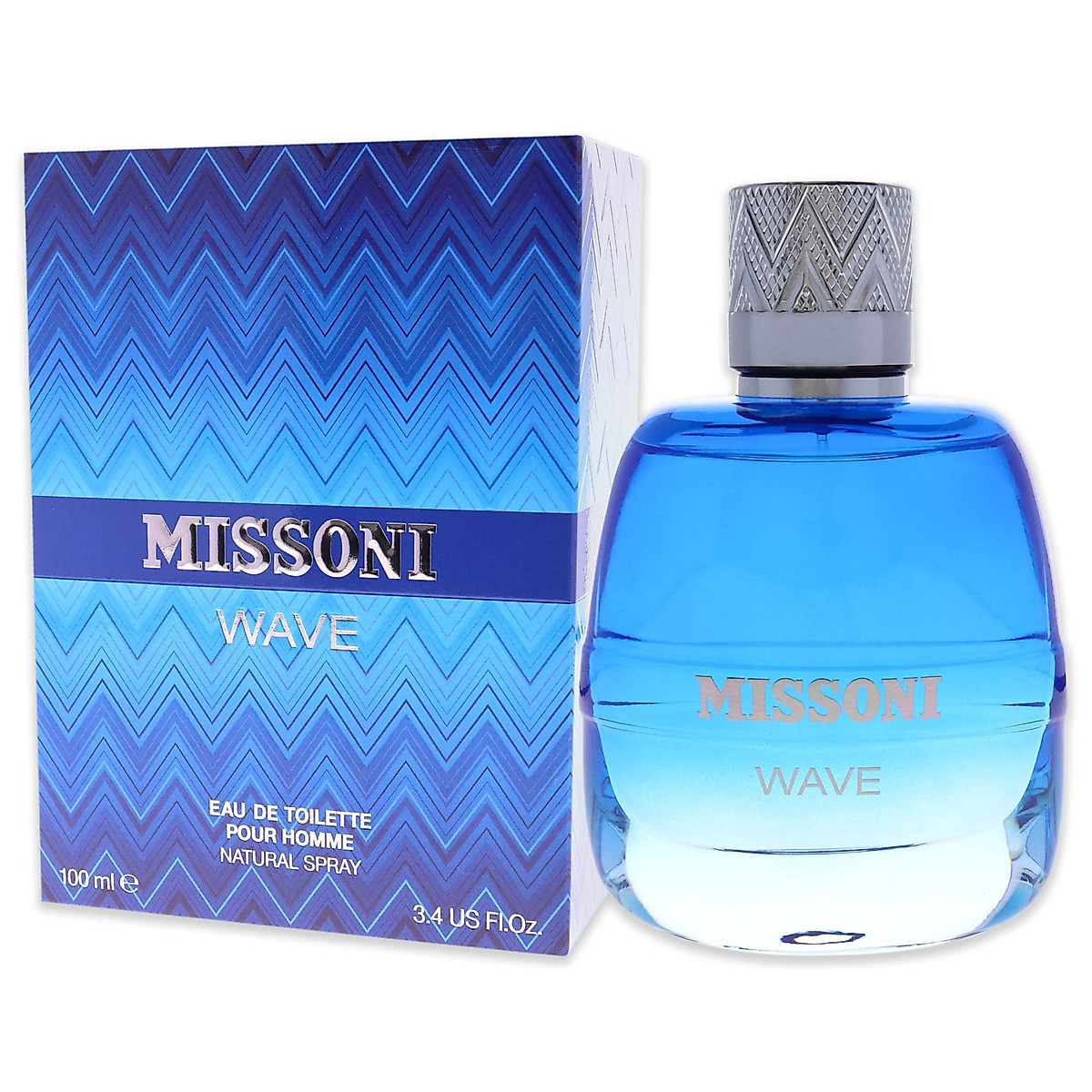 Missoni Missoni Wave Men EDT Spray, 3.4 Fl Oz (Pack of 1)