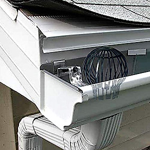 KASCLINO Roof Drain Debris, Gutter Guard Filter Roof Gutter Balloon Guard Filter Easy Install Anti-Blocking Leaves Protection Cleaning Tool(Size:4pcs)