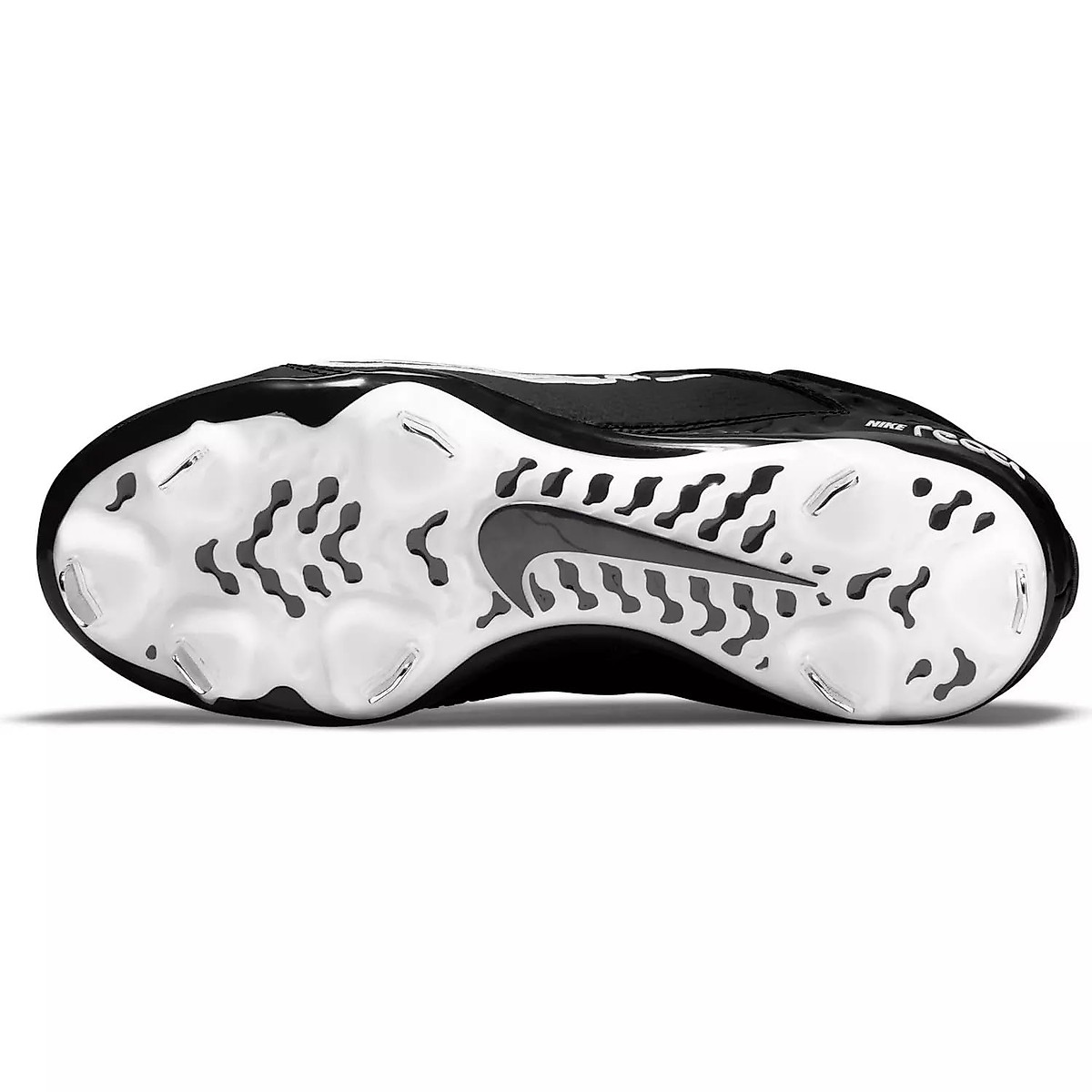 Nike Hyperdiamond 4 Elite CZ5917-010 Black/Dark Smoke Grey/Wolf Grey/White Women's Metal Softball Cleats 8 US