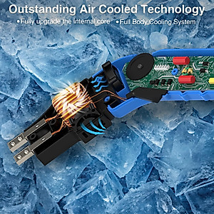 NLBFOU Electric Hot Knife Kit for Grooving/Sculpting/Cutting (5 Blades) Air Cooled 200W 110-120V Pro Slotter Foam Cutting Tool Styrofoam Cutter for XPS, EPP, EPS, EVA, EPE, KT Board, Sponge