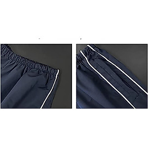 XPONNI Track Pants Women Baggy Pants Y2k Pants Parachute Pants for Women Y2K Clothing (Black,XS,X-Small)