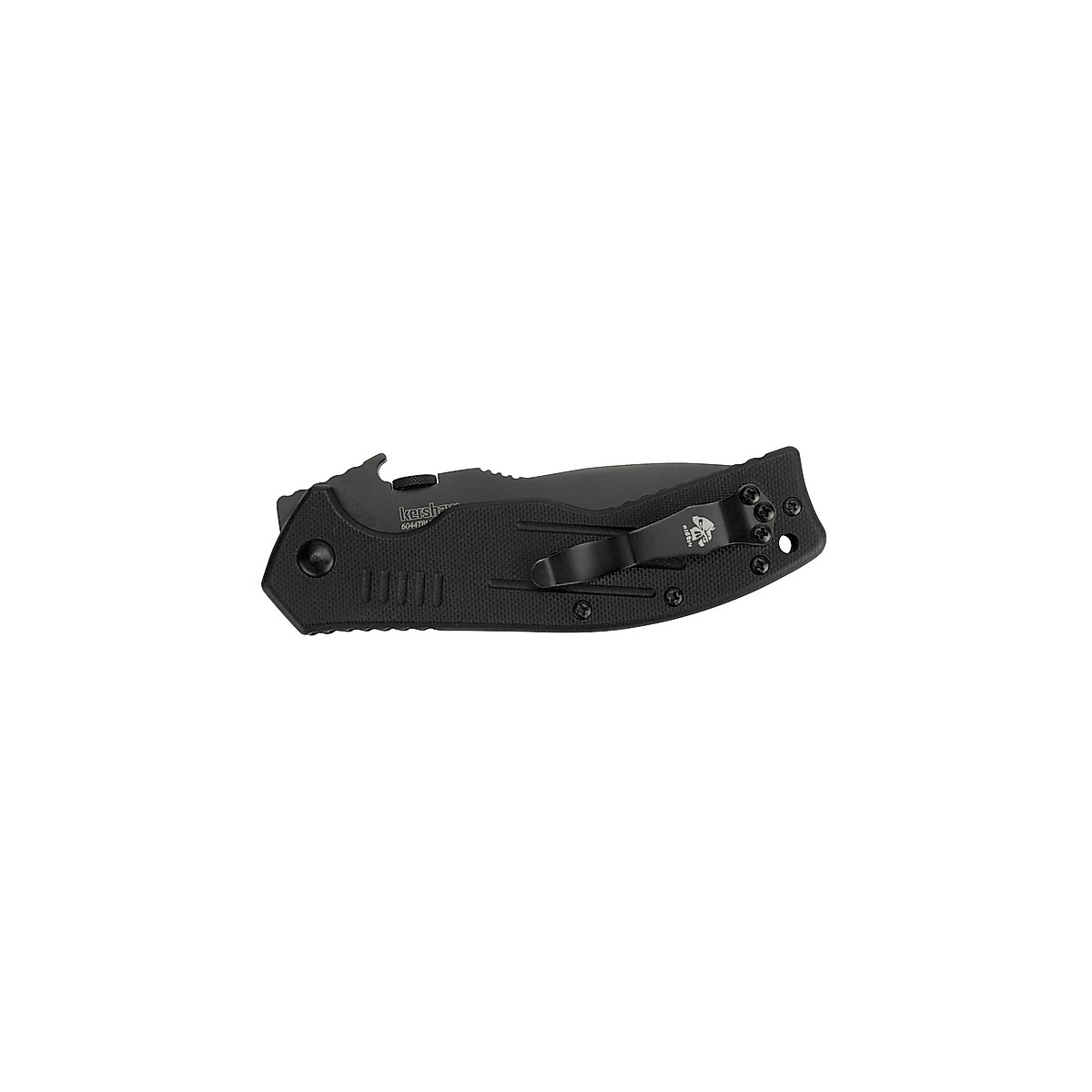 Kershaw Emerson CQC-8K Tactical Folding Pocket Knife, Large 3.5 inch Tanto Blade, G10 Handle, 5.3 oz, 6044TBLK, Black