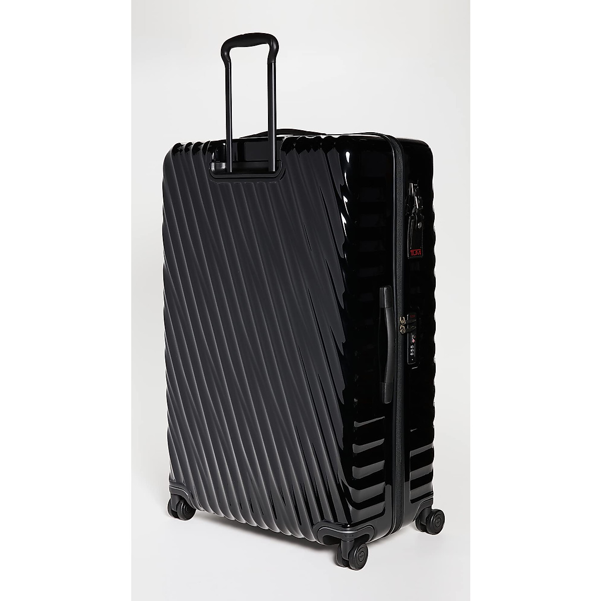 TUMI 19 Degree Worldwide Trip Polycarbonate 4 Wheel Packing Case - Travel Suitcase - Retractable Top Black One Size One Size
