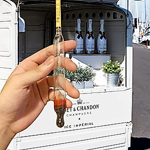 Hydrometer Alcohol 0-200 Proof and Tralle Accurate Alcohol Proof Tester for Liquor, Distilling Moonshine Alcoholmeter(3 Pcs High Alcohol Proof)