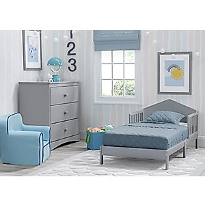 Delta Children Homestead Toddler Bed - Greenguard Gold Certified, Grey