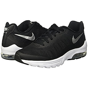 Nike Womens Air Max Invigor Running Trainers 749866 Sneakers Shoes (UK 3.5 US 6 EU 36.5, Black Metallic Silver White 001)