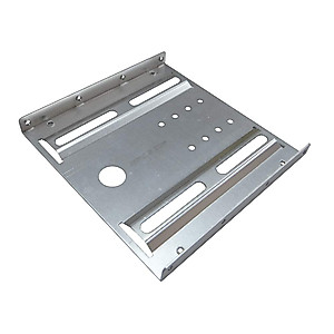 Akust Aluminum 2.5 Inch to 3.5 Inch Drive Bay Adapter Bracket Silver