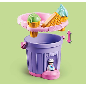 Playmobil 9406 Ice Cream Shop Sand Bucket, Multicolor