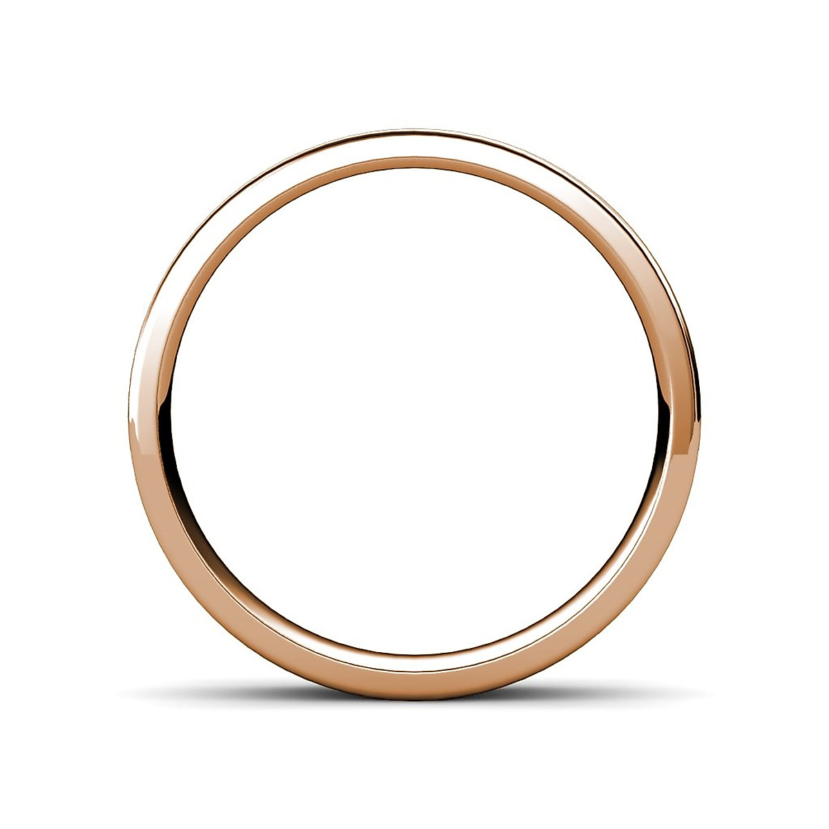 High Polish 7mm Black Rhodium Plated Flat Celtic Trinity Knot Unisex Wedding Band 14K Rose Gold.Size 13.0