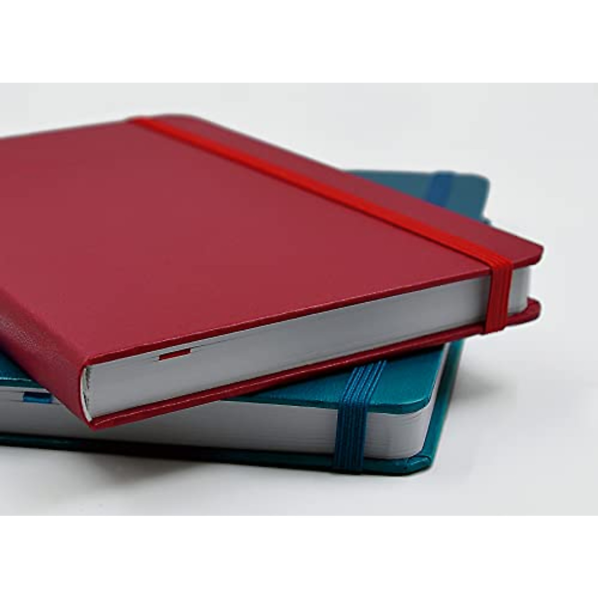 Hardcover Classic Notebook, 2 Pack, Journal, Total 240 Sheets/480 Pages, Perfect Notebooks for Work, Travel, College, Business