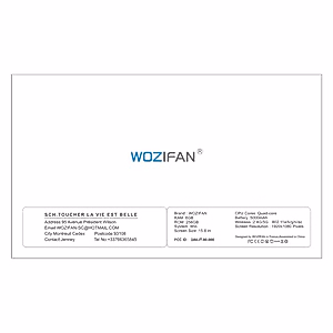 WOZIFAN 15.6 Inch Laptop Computer 6GB DDR4 256GB SSD 1920x1080 IPS Display Win 11 Laptop Celeron J4105 1.5Ghz(Up to 2.5Ghz) 4-Core Processor Notebook 2.4G+5G WiFi BT4.2 Adapter Wireless Mouse-Silver