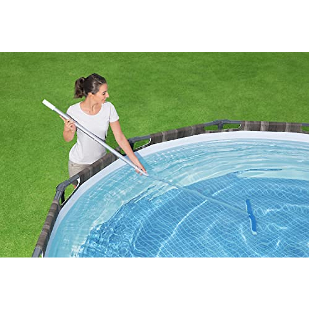 Bestway Flowclear 20" AquaBroom Pool Broom Head | Cleans Pool Walls and Floor