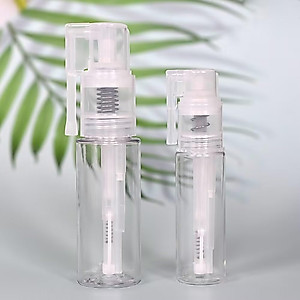 2 Pcs 35ml Portable Clear Plastic Powder Spray Bottle, Detachable Travel Spray Bottle Travel Sprayer Hairdressing Spray Bottle, Cosmetics Bottle Refillable Barber Powder Spray Bottle for Salon, Home