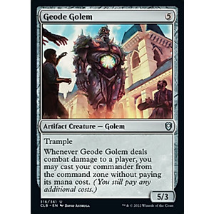 Magic: the Gathering - Geode Golem (316) - Foil - Battle for Baldur's Gate