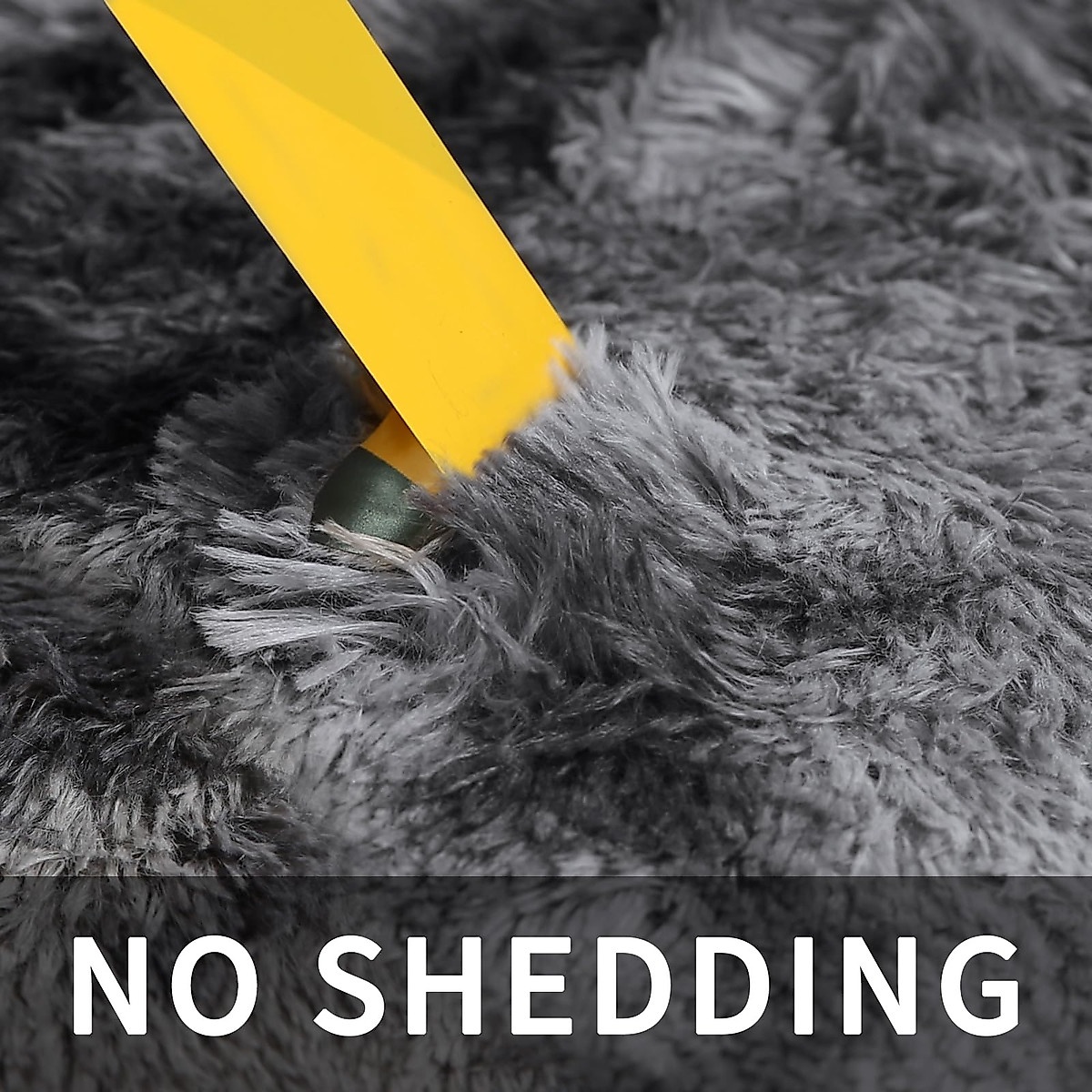 Sour Lemon 8x10 Area Rugs for Bedroom, Living Room Fluffy Rug, Large Area Rug Shag Shaggy Carpet Soft Plush Furry Bedside Rugs, Machine Washable Area Rugs for Kids Girls Boys Home Decor Anti Slip