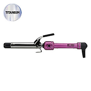 HOT TOOLS Professional Pink Titanium Curling Iron/Wand, 1 Inch