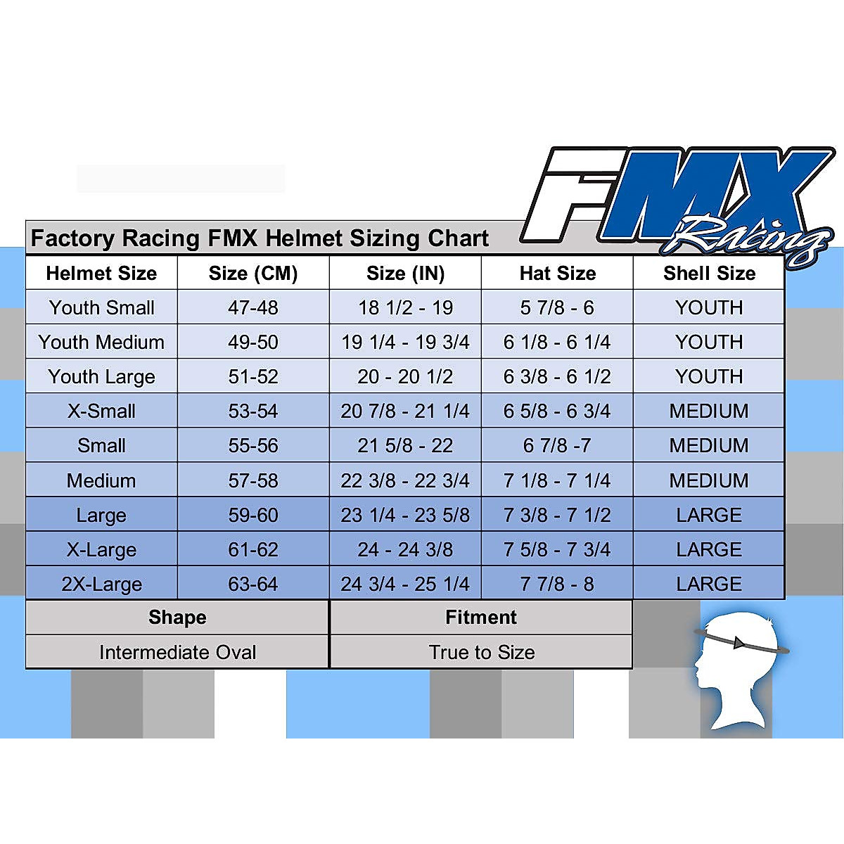 Factory Racing FMX Adult Motocross Dirt Bike Off-Road ATV Motorcycle DOT Approved Matte Black Helmet size Large