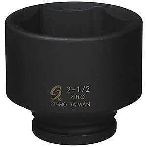 Sunex 480 3/4" Drive Standard 6 Point Impact Socket 2-1/2"