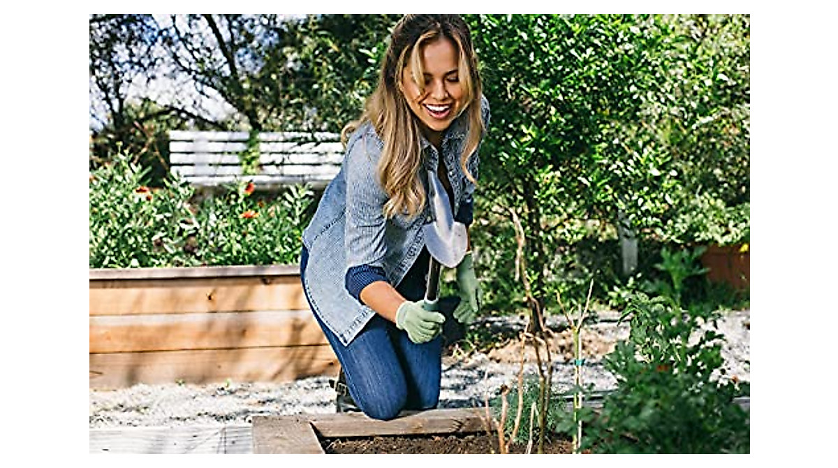 Yard Butler Terra Planter 15” Steel Garden Tool - Dual Action Spade