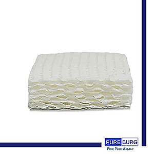PUREBURG WF813 Humidifier Wick Filters Compatible with Relion WF813 Relion RCM832 RCM832N RCM-832N DH832 DH-832 Duracraft DH-830 Honeywell HC832 Robitusin DH-832 ProCare PCCM-832N AC813,4-Pack
