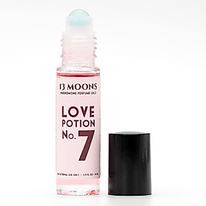 13 Moons Love Potion Number 7 Pheromone Infused Perfume Roll-on Oil, Strong Attraction Unisex Pheromones…