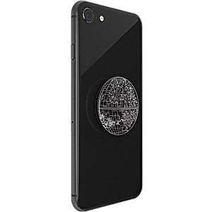 ​​​​PopSockets Phone Grip with Expanding Kickstand, PopSockets for Phone - Star Wars - Death Star Alum